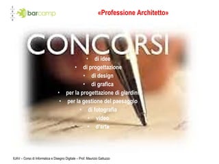 Professione architetto | PPT