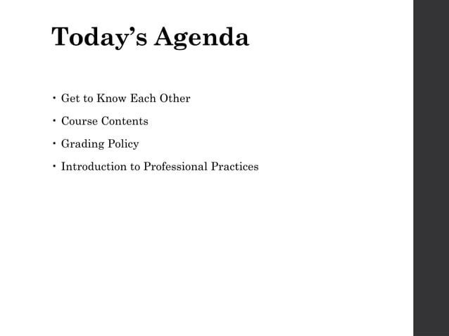Professionla Practices Introduction .pptx | Free Download