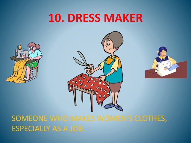 Professions and-ocupations | PPTX | Food & Drink