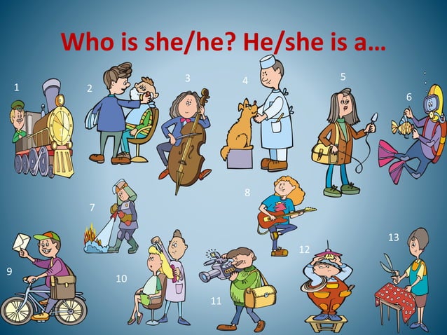 Professions and-ocupations | PPTX | Food & Drink