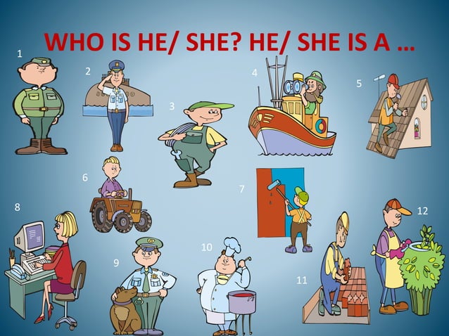 Professions and-ocupations | PPTX | Food & Drink