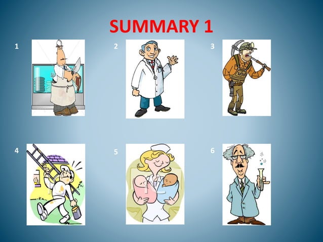 Professions and-ocupations | PPTX | Food & Drink