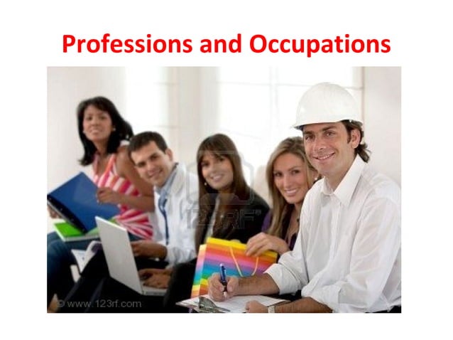 Professions and occupations | PPT