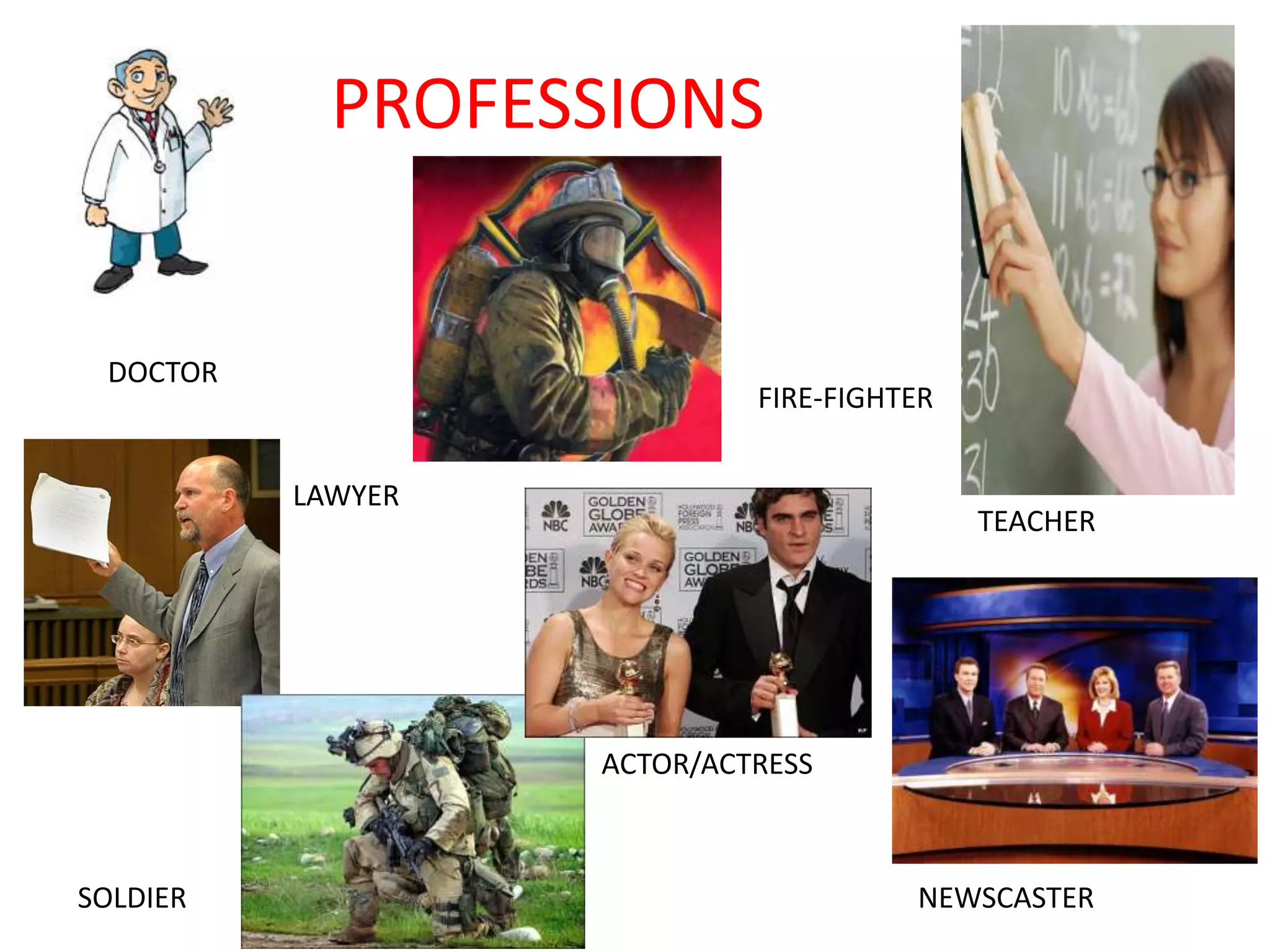 Professions and simple present | PPTX | Law