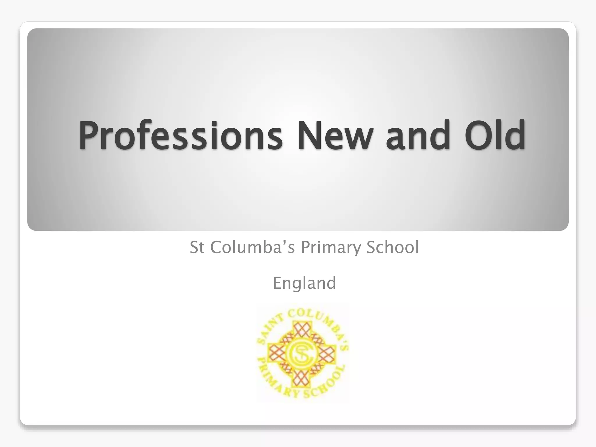 Professions new and old | PPT