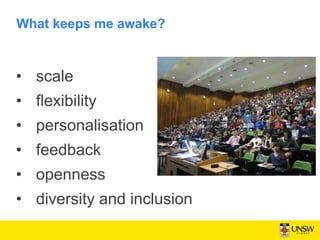 Professor Chris Tisdell, UNSW: Teacherbot - toward AI in higher ...