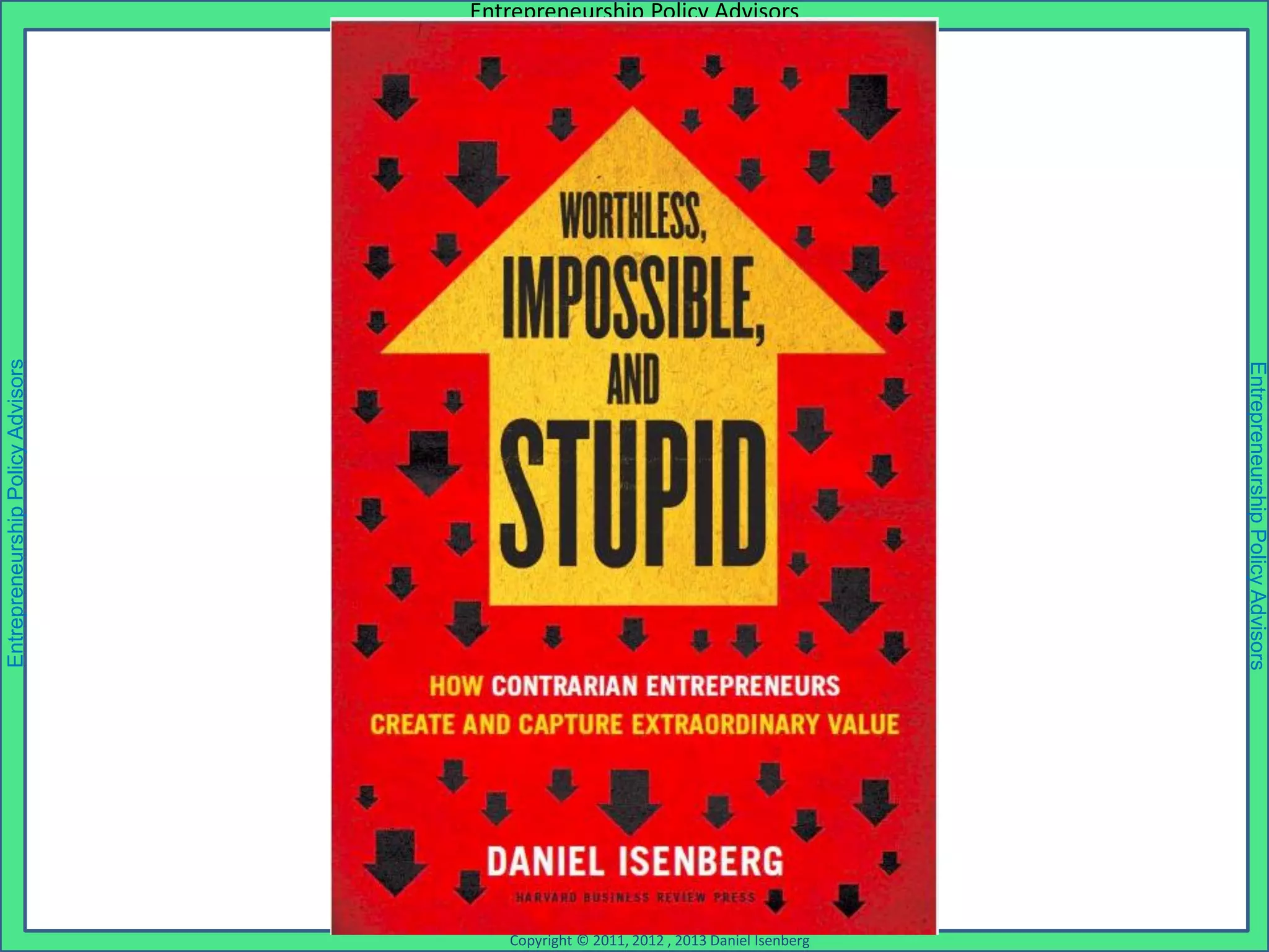 Professor Daniel Isenberg, Babson Executive Education (Open Innovation ...