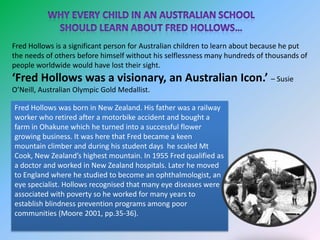 Professor Fred Hollows | PPTX