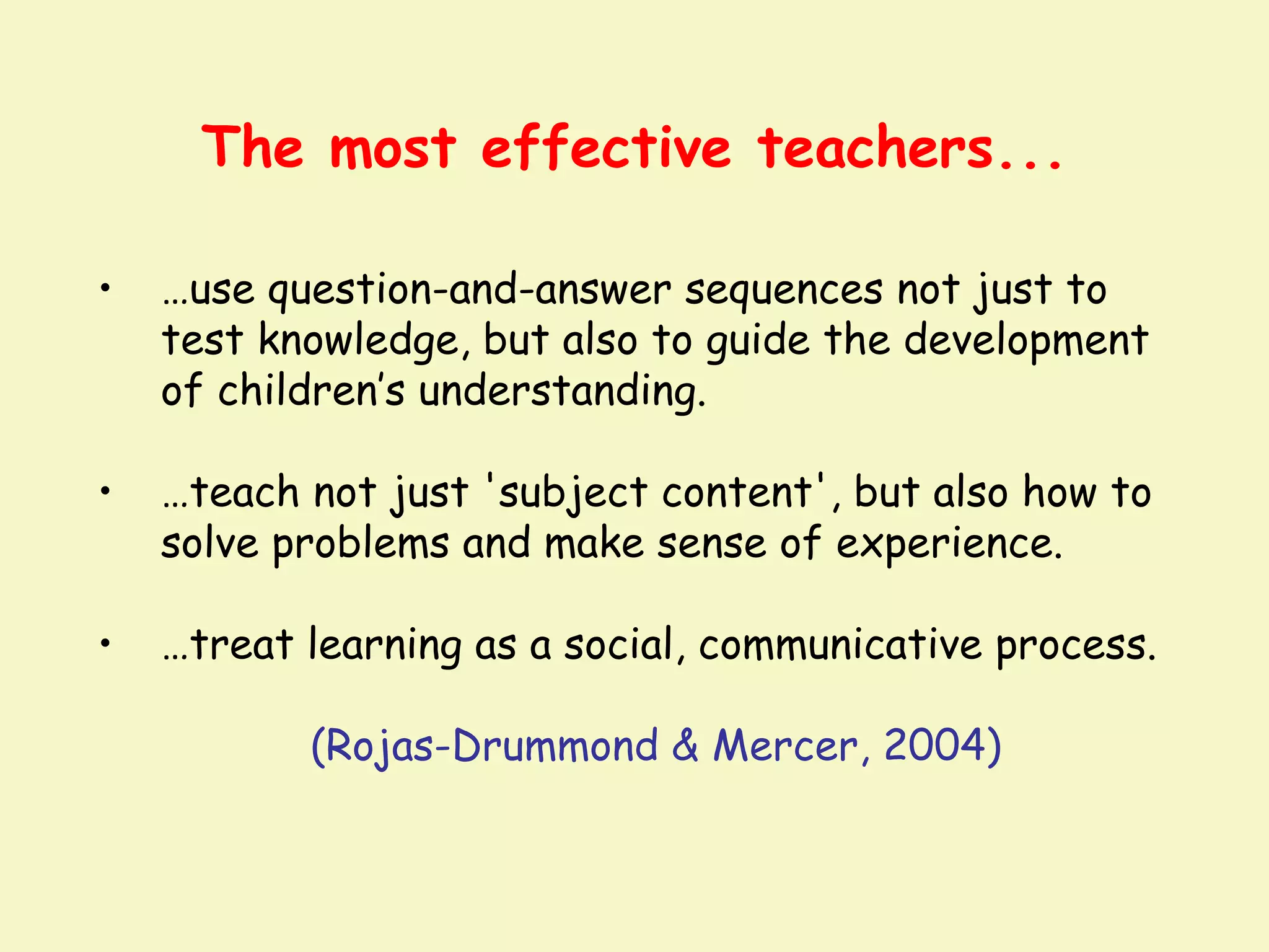 Exploratory talk - Professor Neil Mercer | PPT