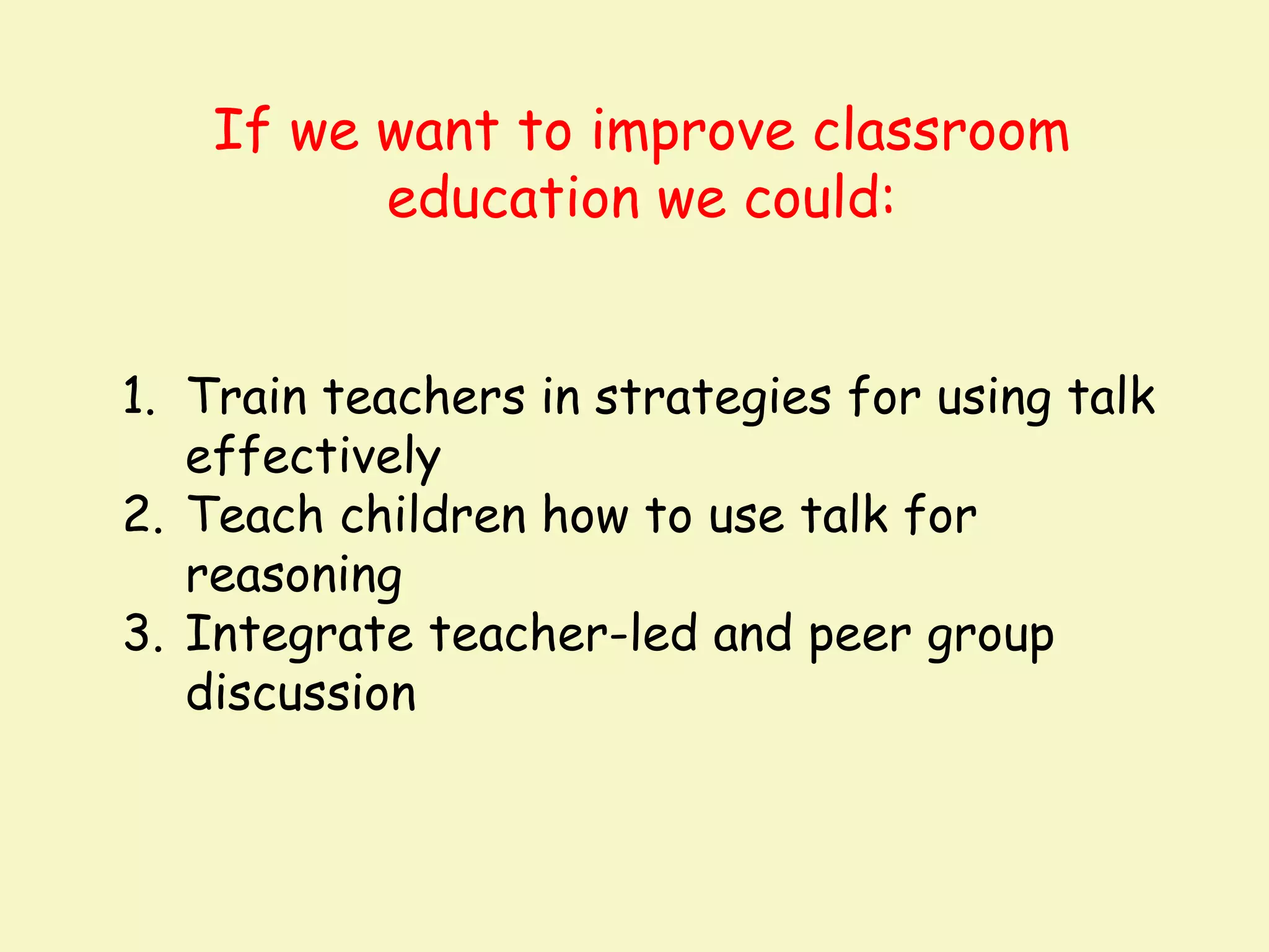 Exploratory talk - Professor Neil Mercer | PPT