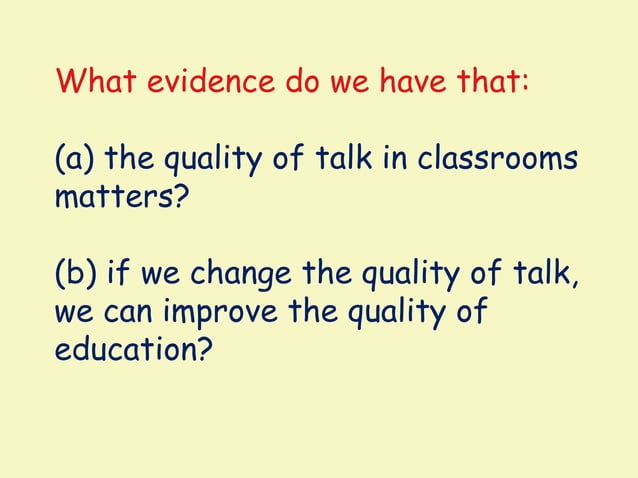 Exploratory talk - Professor Neil Mercer | PPT