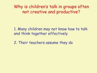 Exploratory talk - Professor Neil Mercer | PPT