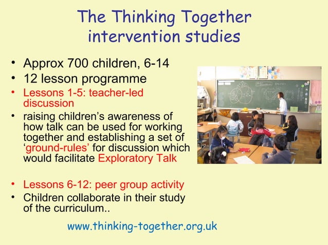 Exploratory talk - Professor Neil Mercer | PPT