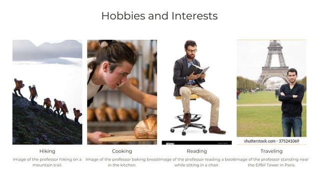 Professor Profile Presentation example . | PPTX