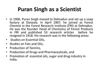 Professor puran singh | PPTX