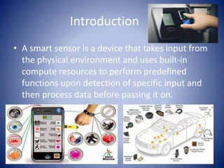 Smart sensors, Smart Blind Glasses | PPT