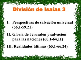 Isaias 56-66 | PPT