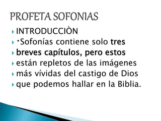 Sofonías El Profeta