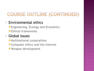 Professional Ethics in Engineering | PPT