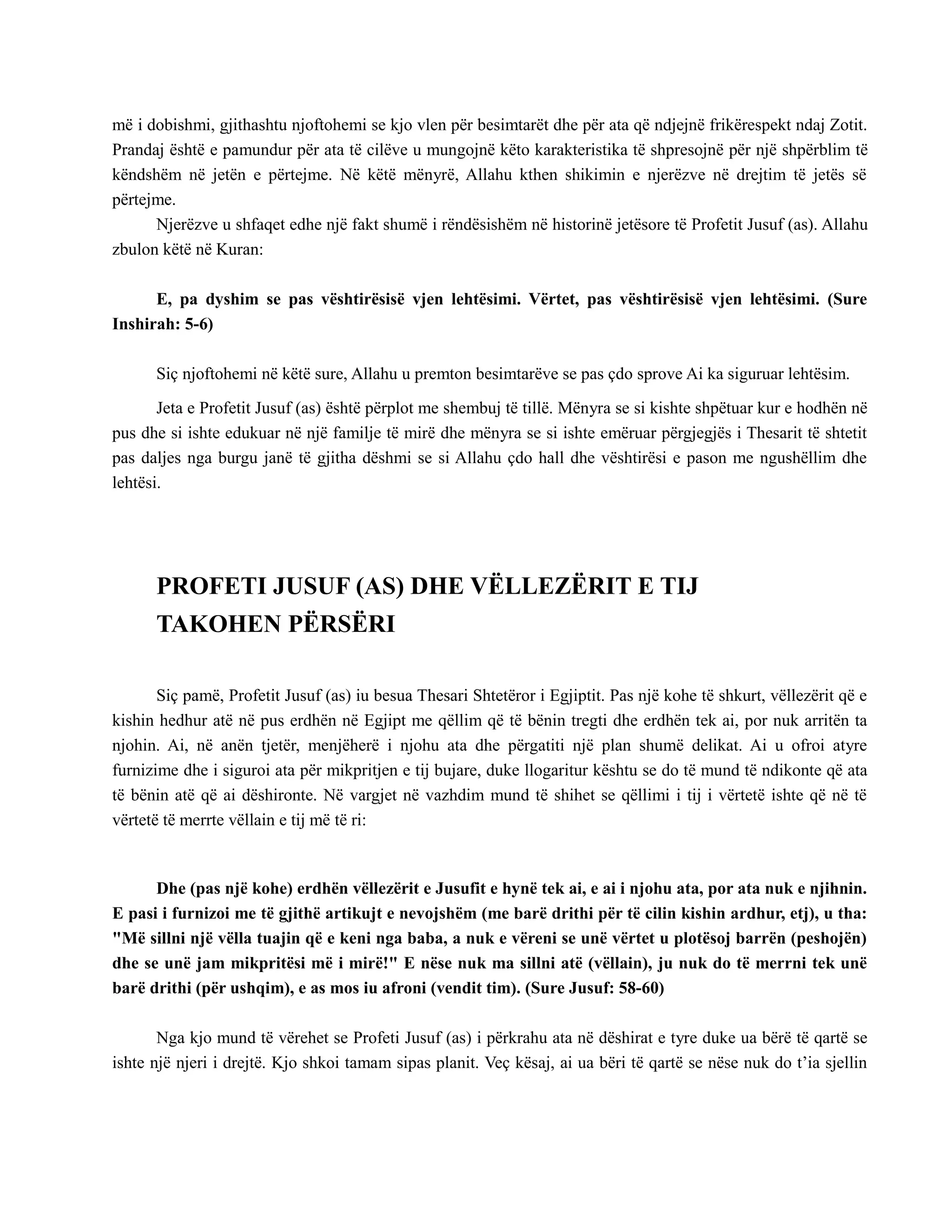 Profeti jusuf (as). albanian (shqip) | RTF