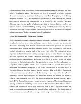 professional development strategies in education | PDF