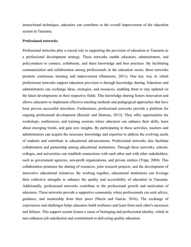 professional development strategies in education | PDF