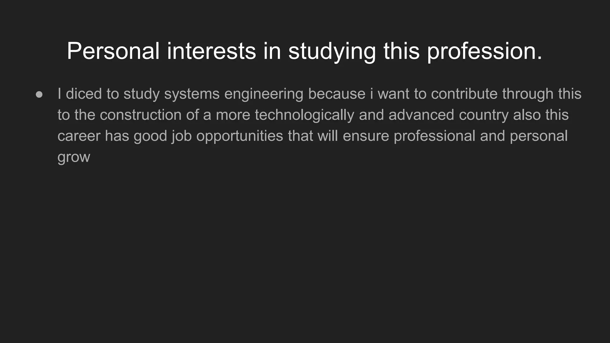 Proffesional profile | PPT