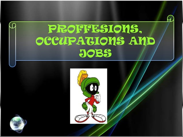 Proffesions, occupations and jobs | PPSX