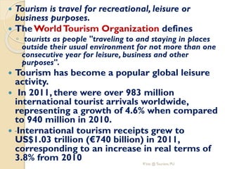 Introduction to tourism for grade 10 learners. | PPTX