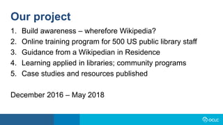 Wikipedia and Libraries: what’s in it for you? | PPT