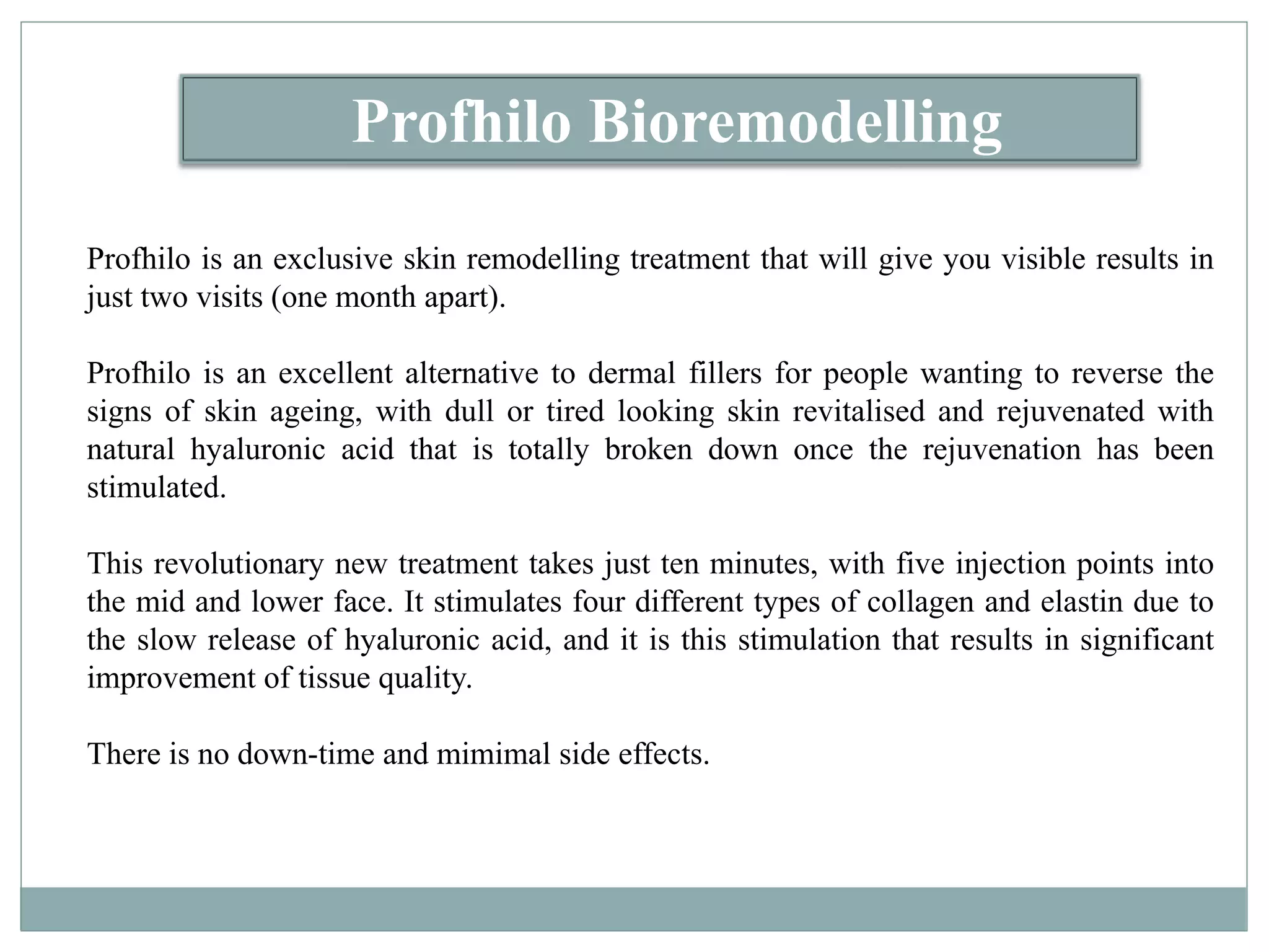 Profhilo Treatment | PPTX