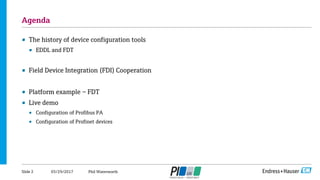 PROFIBUS and PROFINET device configuration - Phil Waterworth | PPT