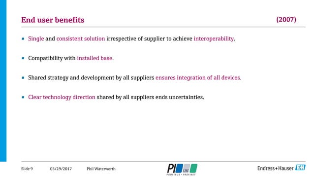 PROFIBUS and PROFINET device configuration - Phil Waterworth | PPT ...
