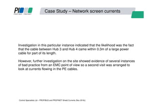 Profibus and Profinet shield currents - Peter Thomas | PPT