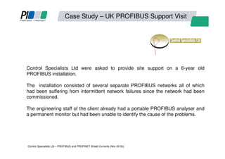 Profibus and Profinet shield currents - Peter Thomas | PPT