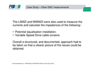 Profibus and Profinet shield currents - Peter Thomas | PPT
