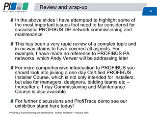 Profibus commissioning and maintenance - Richard Needham | PDF