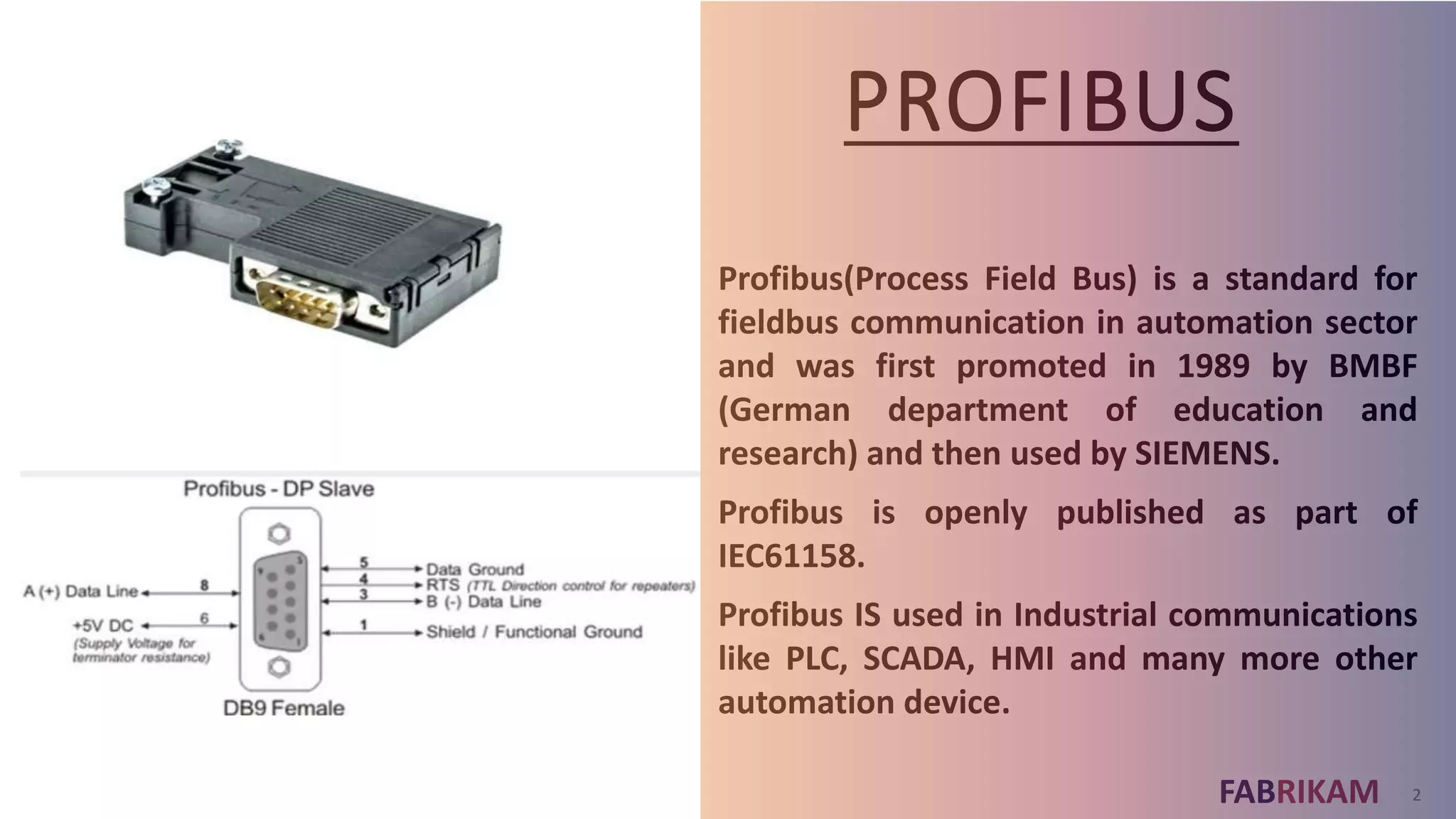 Profibus & AMP: devicenet communication protocols | PPTX