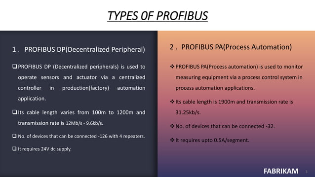 Profibus & AMP: devicenet communication protocols | PPT
