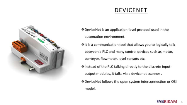 Profibus & AMP: devicenet communication protocols | PPT