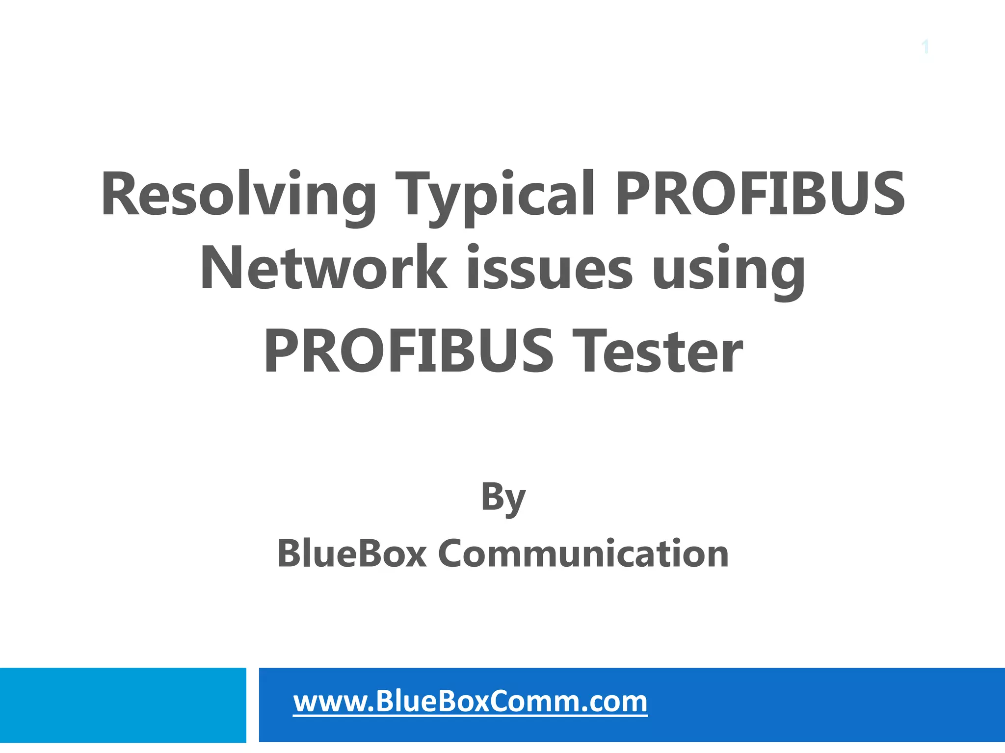Profibus Network Issues | PDF