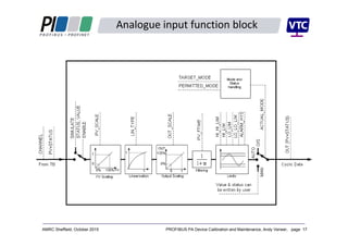 Profibus PA device calibration and maintenance - Andy Verwer | PDF