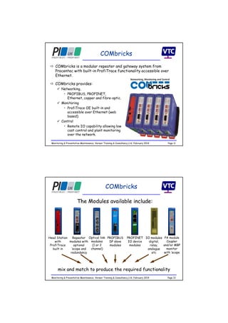 PROFIBUS maintenance & monitoring in Process Automation - Andy Verwer ...