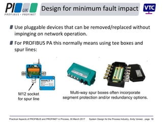 PROFIBUS and PROFINET system design for the process industry - Andy ...