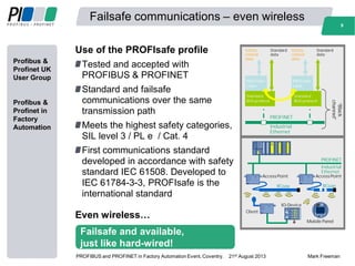 PROFIBUS and PROFINET update - Mark Freeman of Siemens A&D | PDF | Computer Networking | Computing