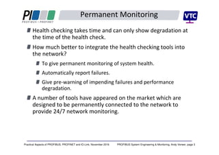 Profibus system engineering and monitoring - Andy Verwer | PPT