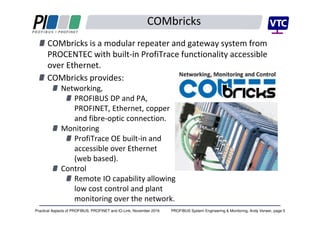 Profibus system engineering and monitoring - Andy Verwer | PDF