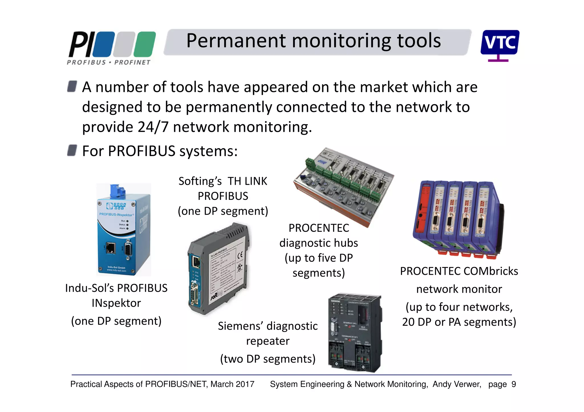 Profibus system engineering and monitoring - Andy Verwer and Peter Thomas | PDF