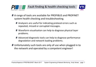 Profibus system engineering and monitoring - Andy Verwer and Peter Thomas | PDF