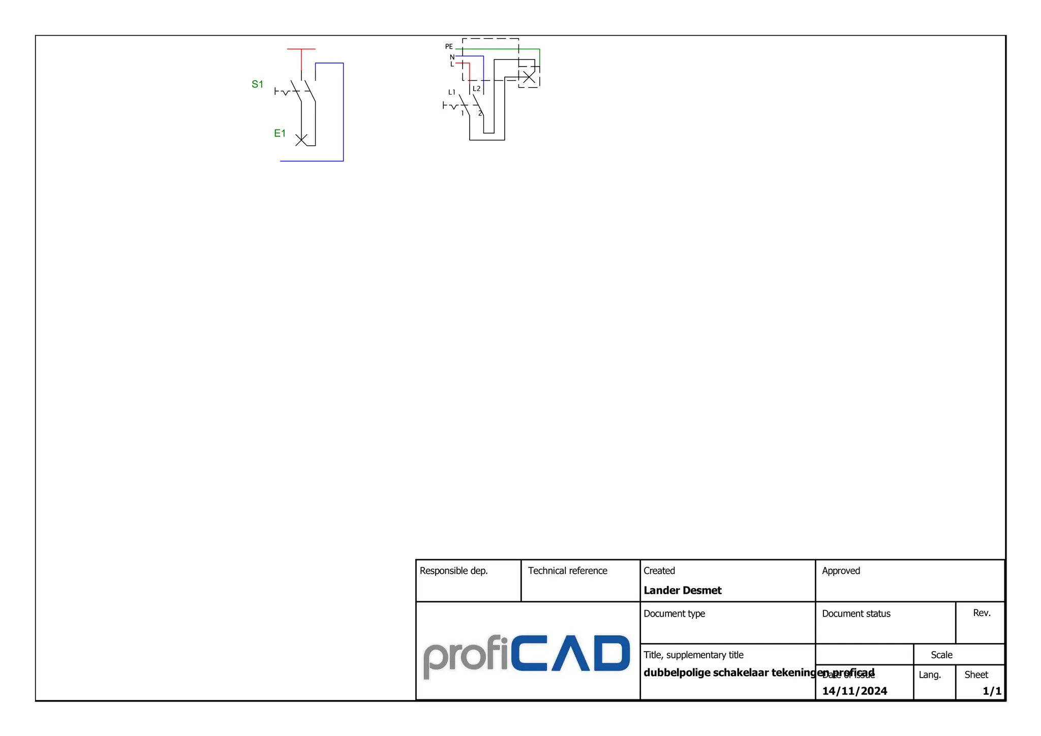 proficad tekening dubbelpolige schakelaar- bedrading en stroom.pdf